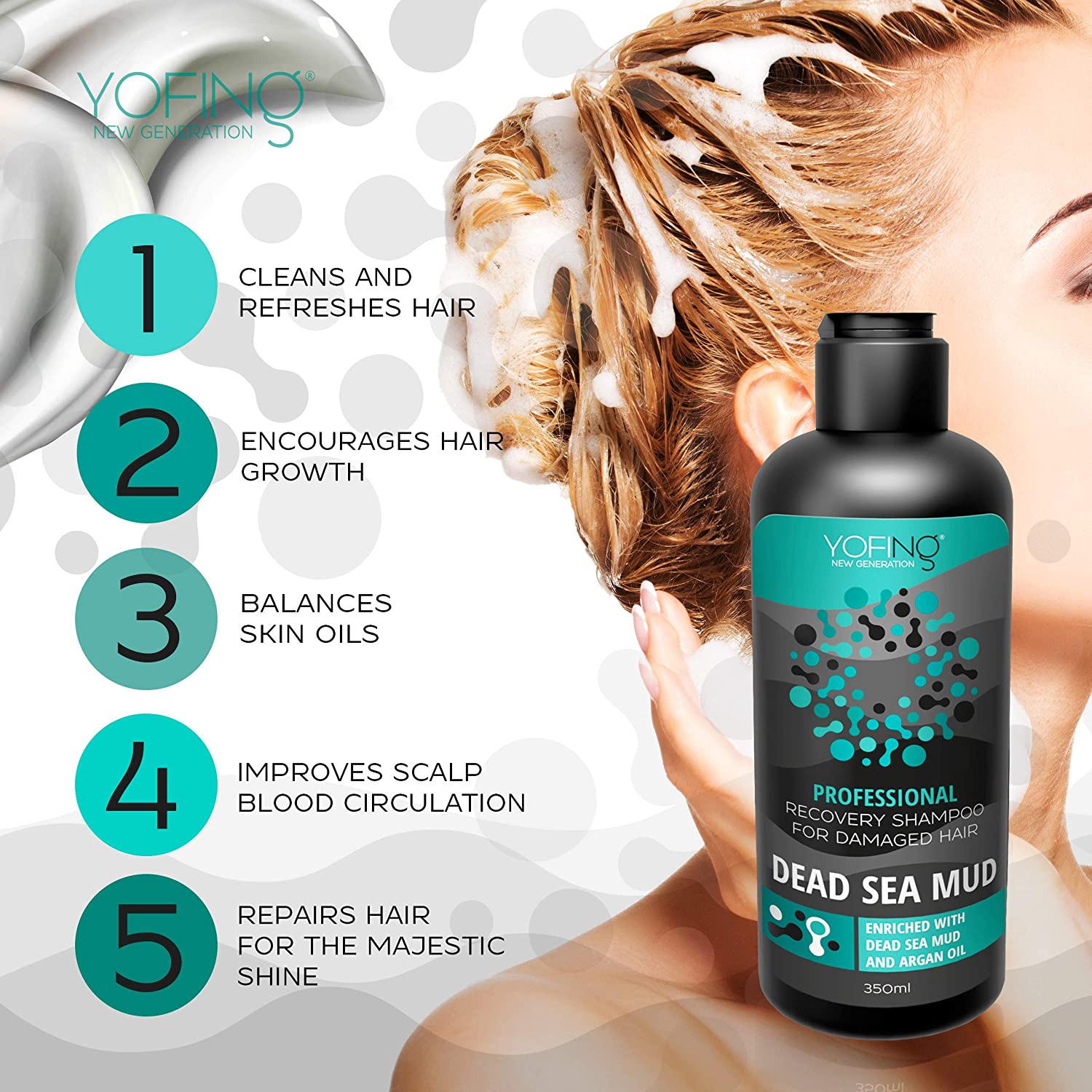 Yofing Recovery Shampoo For Damaged Hair - Yofing
